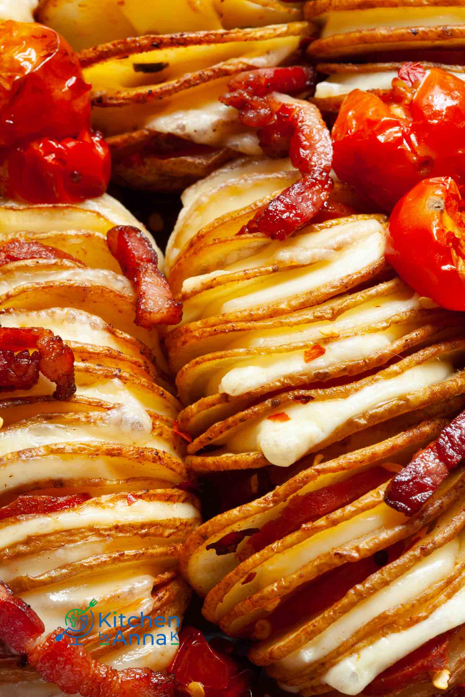 Hasselback Potatoes Bacon