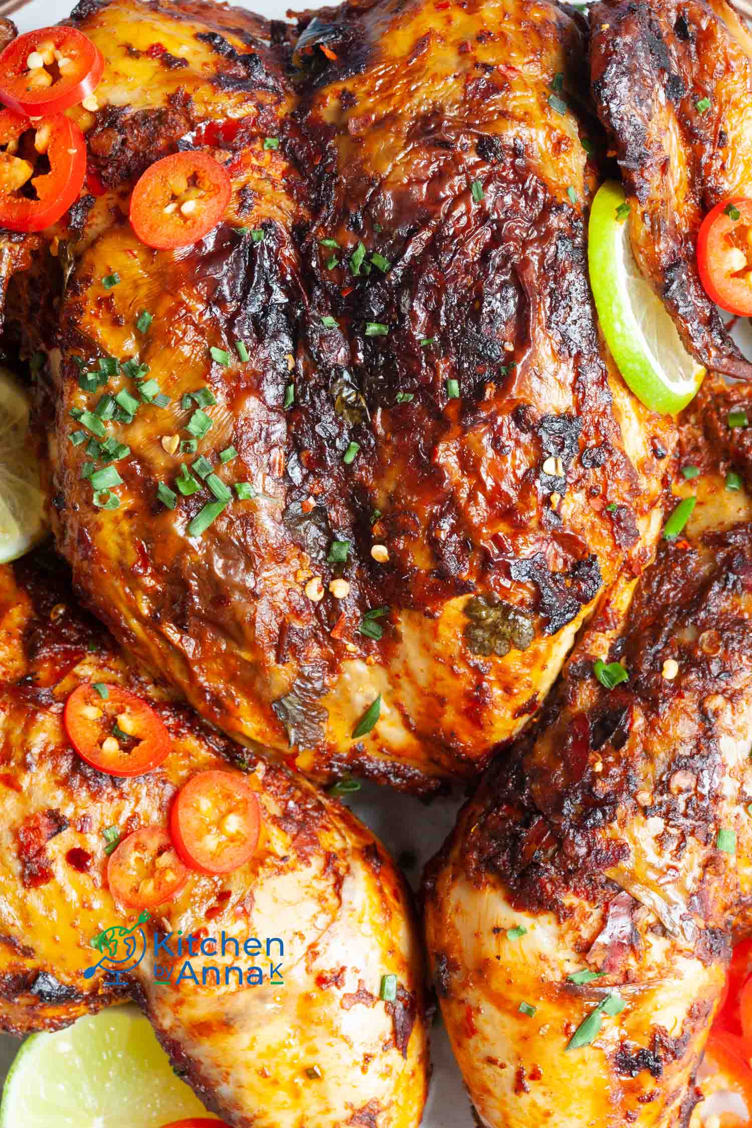 Mexican roasted spatchcock chicken - Kitchen by Anna K